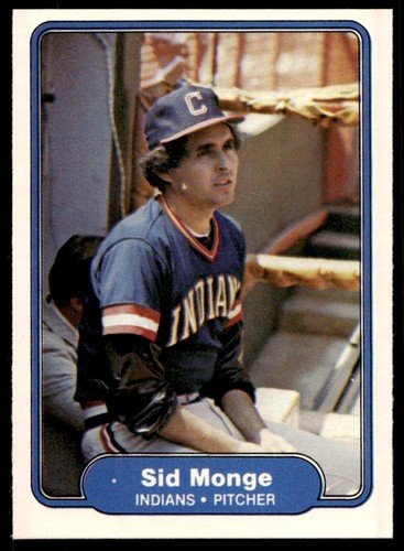 1982 Fleer 375 Sid Monge Cleveland Indians Baseball Card | eBay