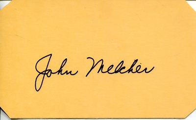 JOHN MELCHER SIGNED CARD AUTOGRAPH SENATOR MONTANA DEMOCRAT | eBay