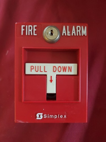 Simplex 2099-9754 T Bar Fire Alarm Conventional Manual Pull Station | eBay