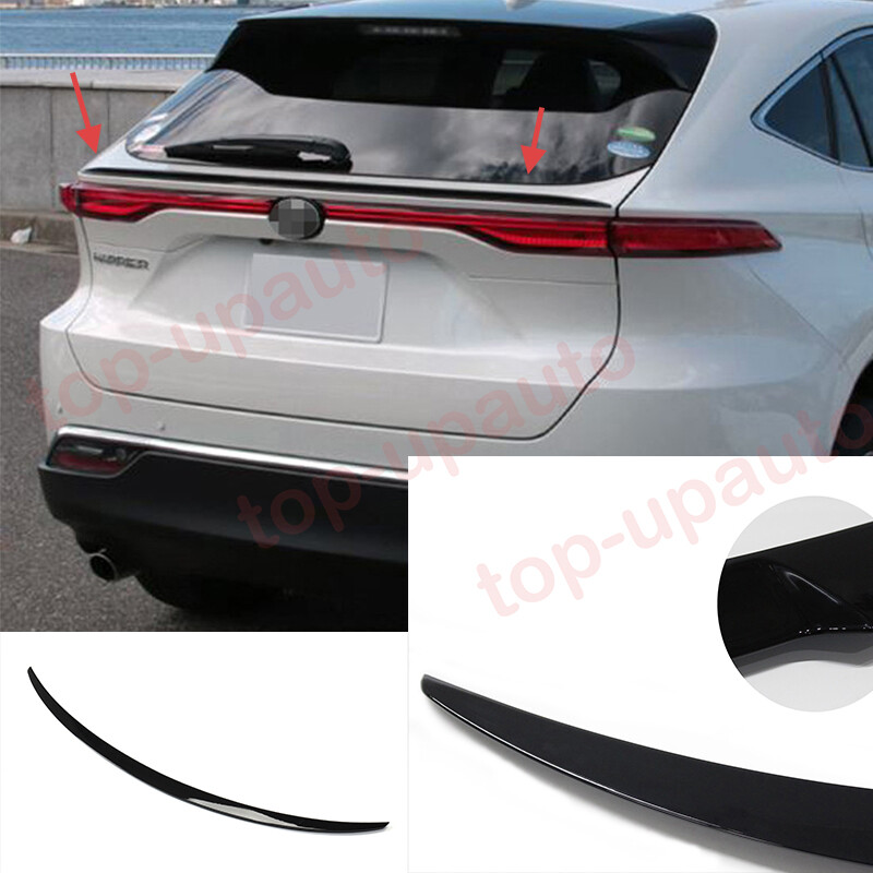 For Toyota Venza 2021-22 ABS Glossy Black Rear Door Tail Trunk Spoiler ...