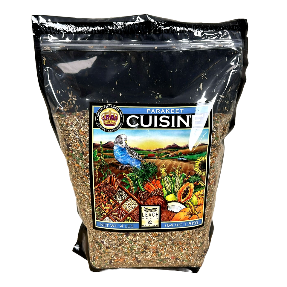 Royal Feeds Parakeet Cuisine - Bird Food for Small Parrots, Budgies (4 ...