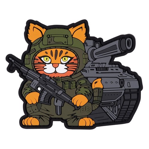 PVC Patch Tank Cat Tactical Morale Patch with VeIcro | eBay