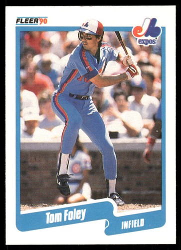 1990 Fleer #344a Tom Foley | eBay