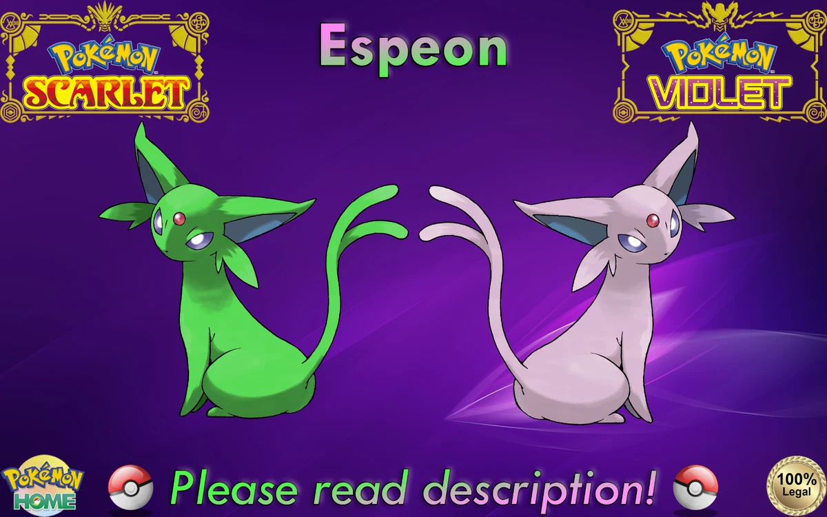 Pokemon Espeon Shiny