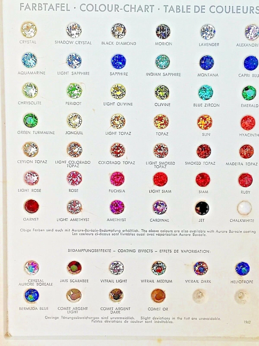 Aquamarine Color Chart