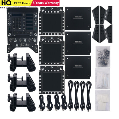 WINWING F18 Full Set UFC Panel +MFD Panels Displays & Bracket for ...
