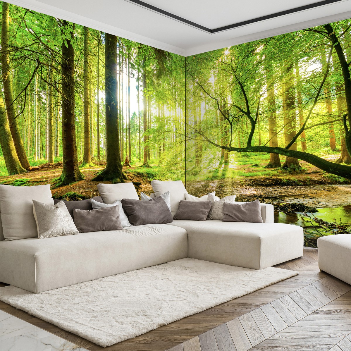 Waldtapete 1920x1080 312x219cm Wall Mural Photo Wallpaper For Bedroom