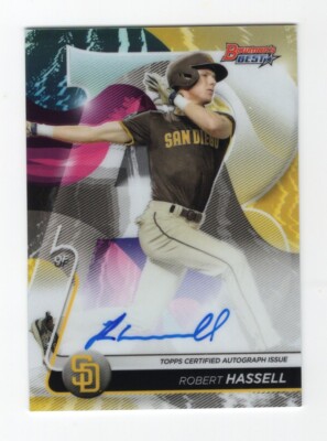 Robert Hassell III Autograph 2020 Bowman's Best #B20-RH XRC First | eBay