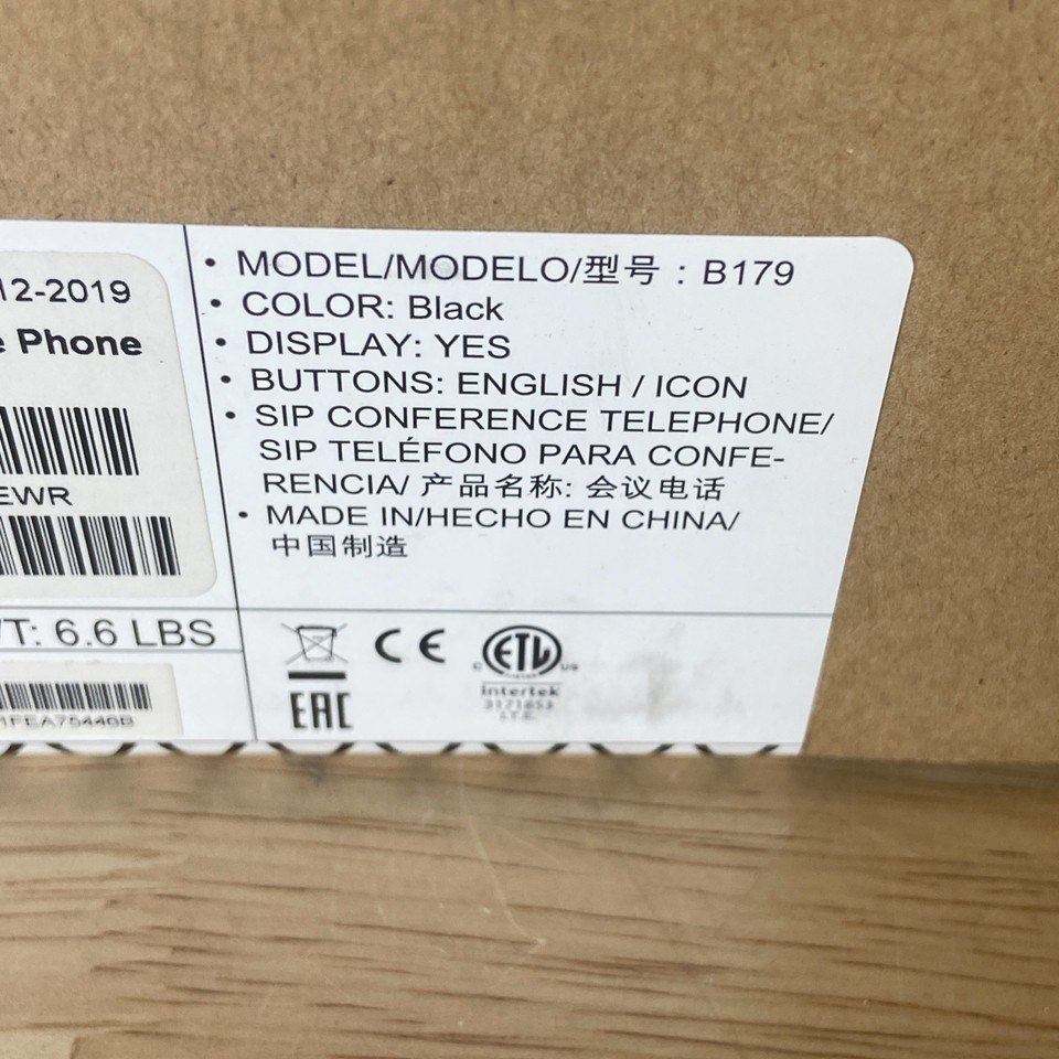 Avaya B179 SIP Conference Phone Black New Sealed | eBay