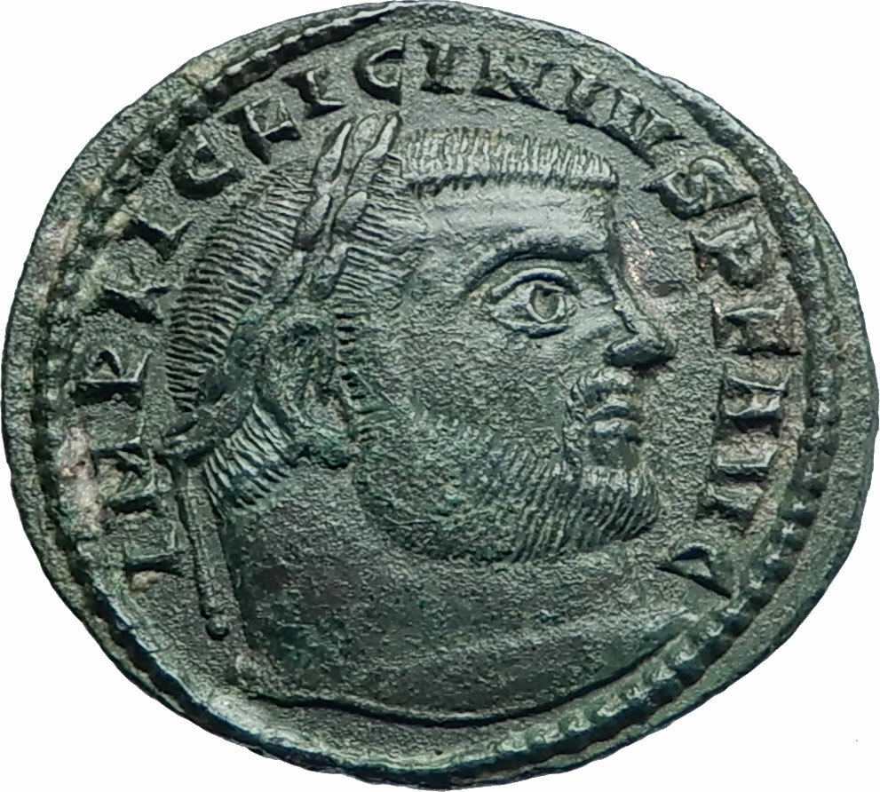 LICINIUS I Authentic Ancient 315AD Sisicia Roman Coin w JUPITER & EAGLE ...