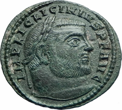 LICINIUS I Authentic Ancient 315AD Sisicia Roman Coin w JUPITER & EAGLE ...