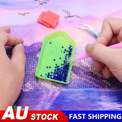 5D DIY Clay Box Solid Color 10pcs/set Diamond Painting Tools for Adults ...