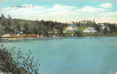 Loch Sheldrake New York Scenic View Lake View Antique Postcard J60618 ...