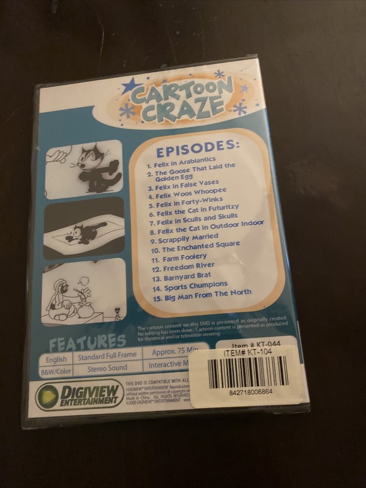 Cartoon Craze Presents: Felix the Cat: Felix in Arabiantics DVD NEW ...