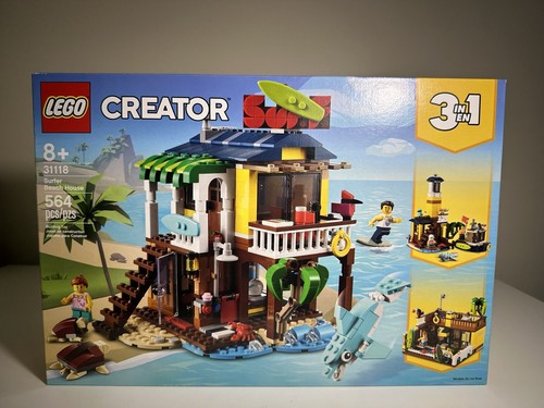 LEGO 31118 Creator Surfer Beach House 3in1 Set - 564 Pieces - New ...
