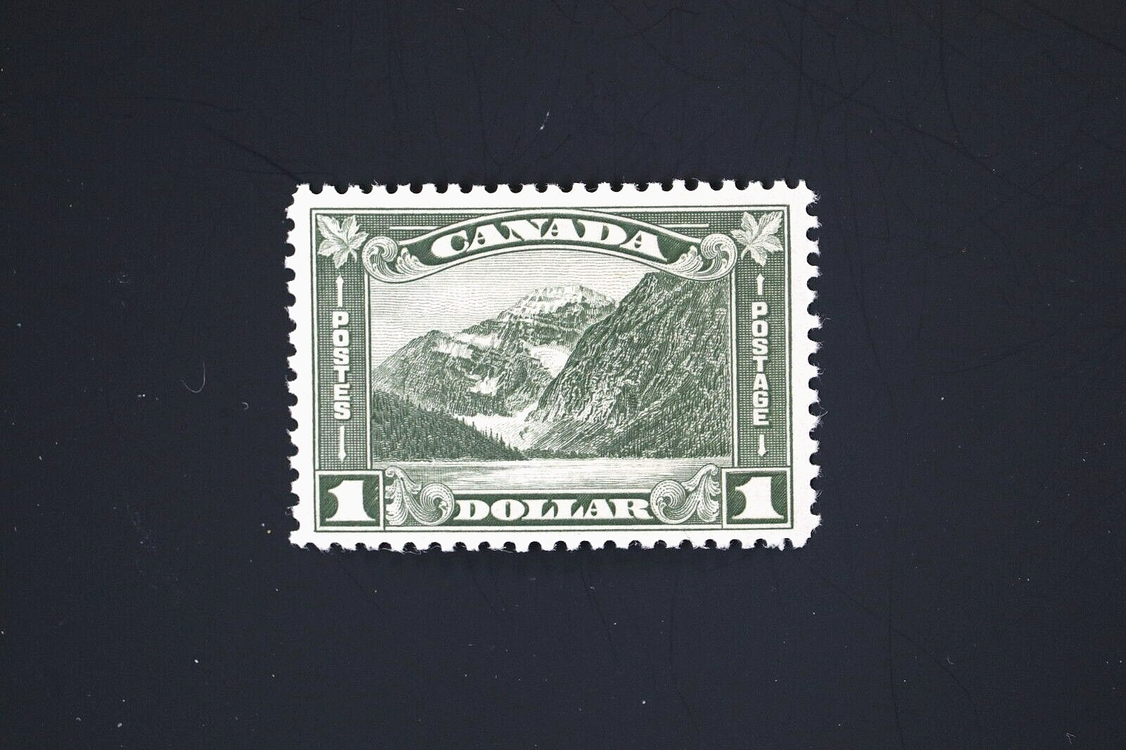 Canada #177 1$ Dark Olive Green Mt. Edith Cavell OG MH-VF | eBay