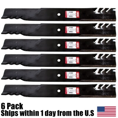 6PK Oregon G6 Gator Mower Blades for 72" Cut Bad Boy Ferris 038-7220-00 ...