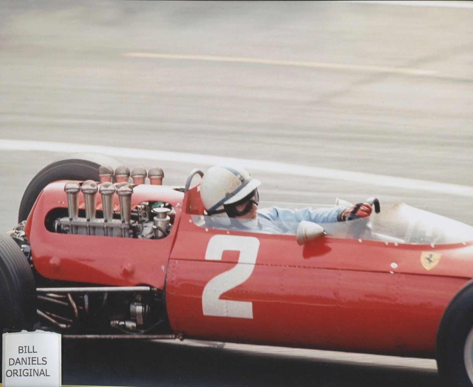 JOHN SURTEES 1965 FRENCH GRAND PRIX Ferrari 158 205B 1.5 V8 3RD 8 X 10 ...