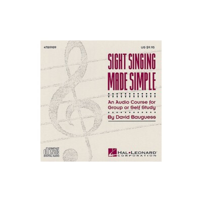 Hal Leonard Sight Singing Made Simple (Resource) CD composed by David Bauguess | eBay