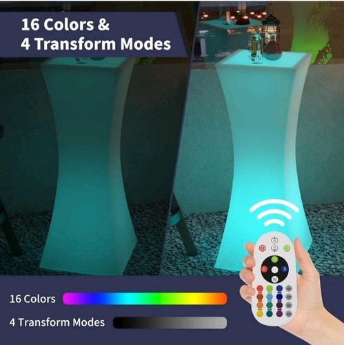LED Bar Table , cafes, parties, restaurants, terraces, lounges, Special ...