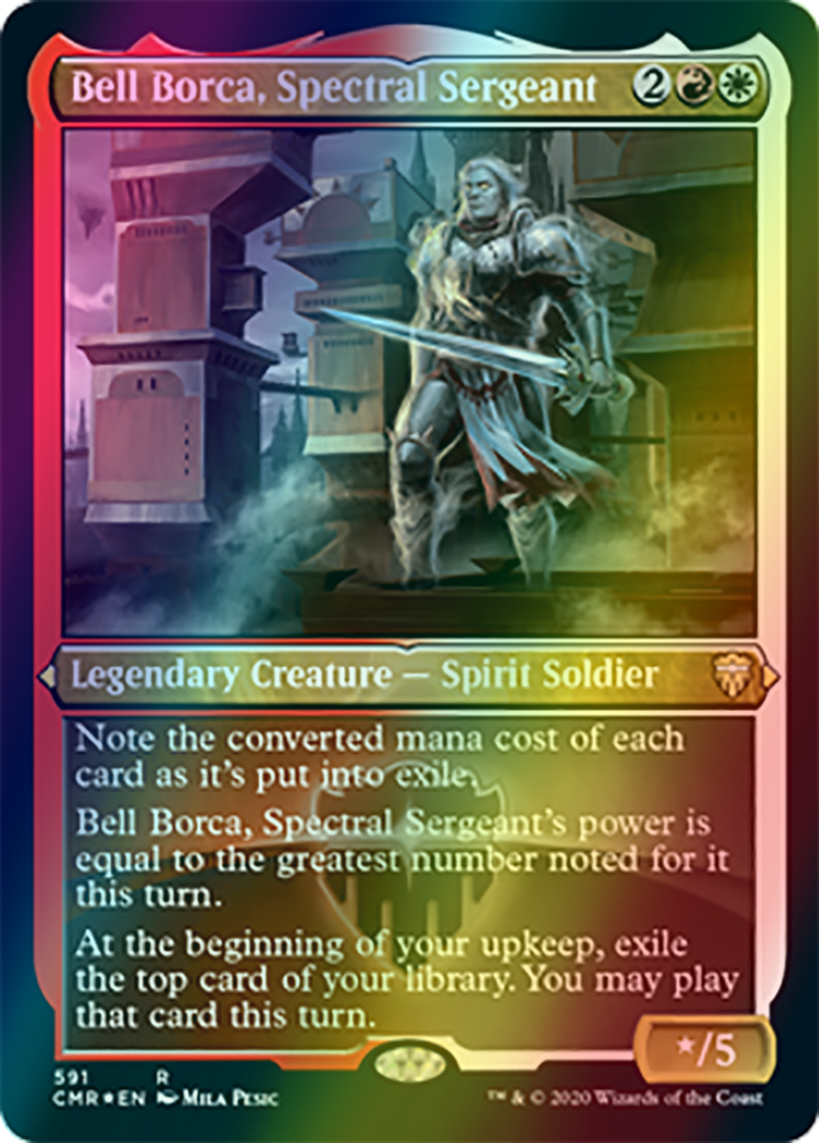 Bell Borca, Spectral Sergeant, FOIL ETCHED, Commander Legends, MTG | eBay