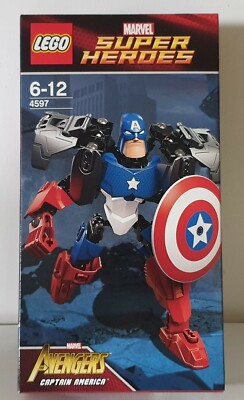 Lego 4597 Marvel Super Heros Avengers Captain America Buildable Figure ...
