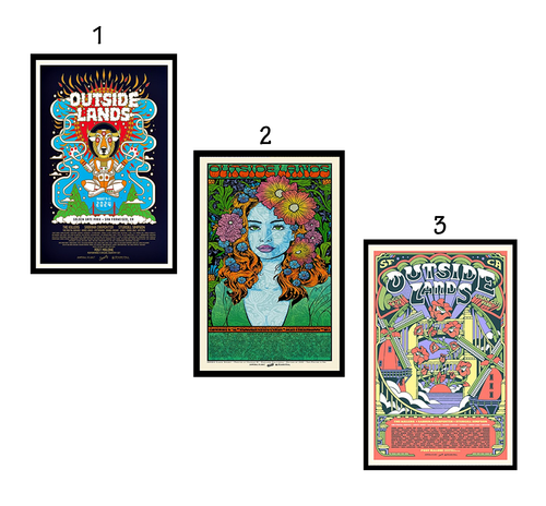 Outside Lands Music Festival August 9-11 2024 San Francisco CA Poster ...