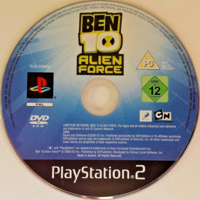 BEN 10 - ALIEN FORCE per PS2 - Sony PlayStation 2 - Italiano | eBay
