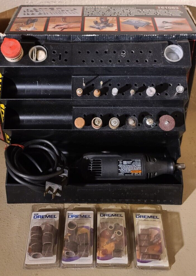 Craftsman Rotary Tool Single Speed 35,000 RPM 572.610830 kit | eBay