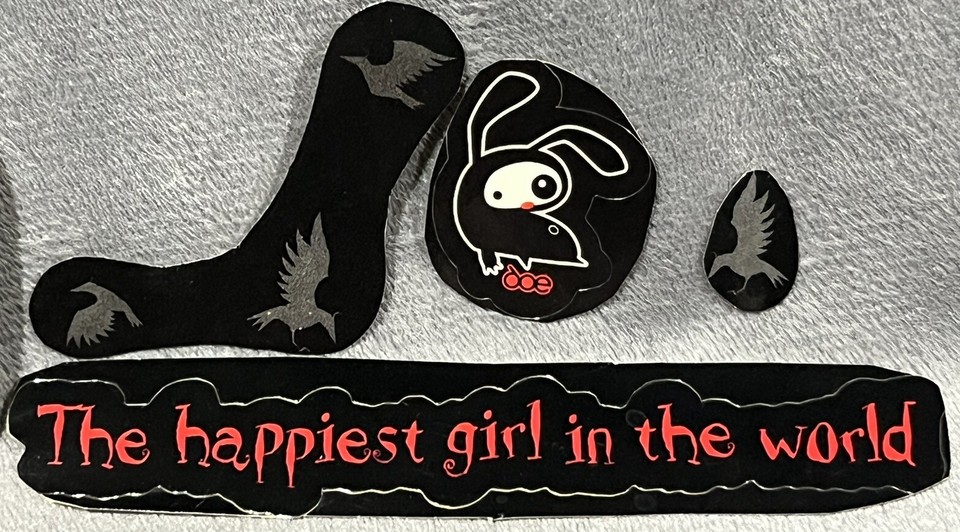 Vintage Hot Topic Ruby Gloom Doom Sticker Set I’m So Happy I Could Die ...