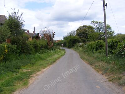 Photo 6x4 Spring Lane, Wickham Market Looking towards the B1078 Lower ...