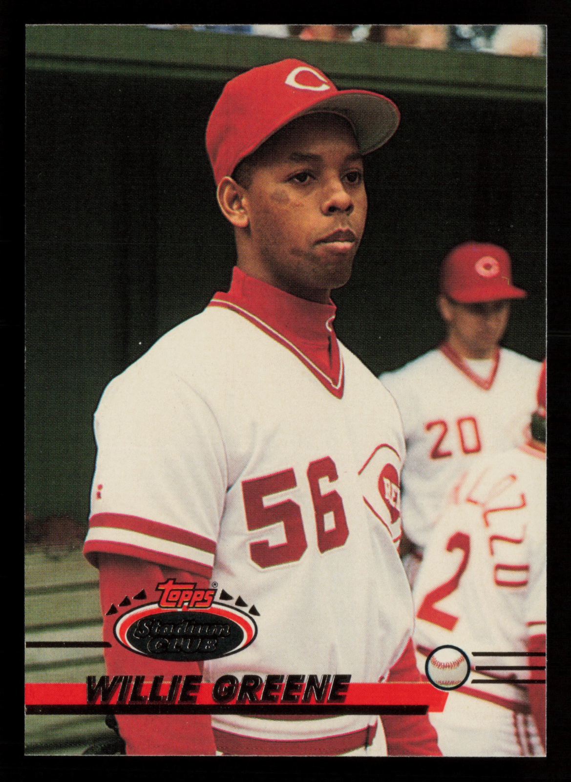 1993 Stadium Club Willie Greene #704 Cincinnati Reds Baseball Card | eBay