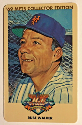 3m 1969 Champion Miracle Mets (25th Anniversary): Rube Walker Phone ...