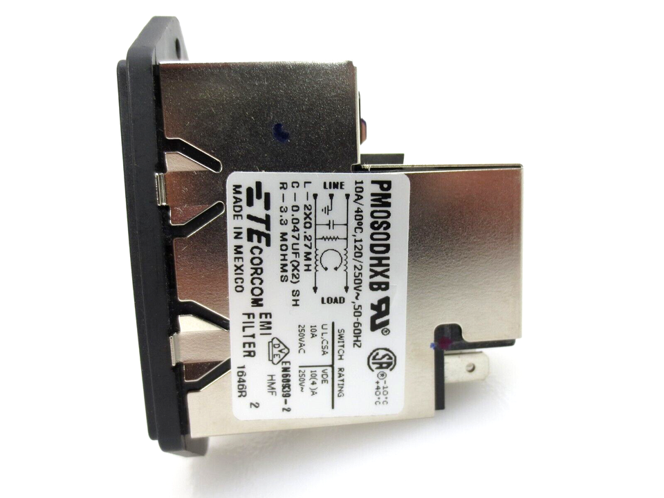 CORCOM PM0S0DHXB AC Power Entry Modules 10A DUAL FUSE VERTICAL MOUNT | eBay