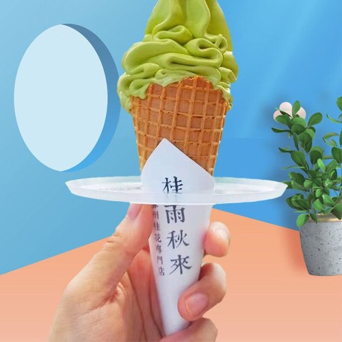 10Pcs Ice Cream Holder Anti-flow Ice Cream Bracket Drip Proof Popsicle ...