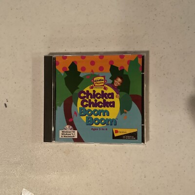 Chicka Chicka Boom Boom WIndows 95 CD ROM Mac Apple Davidson Simon ...