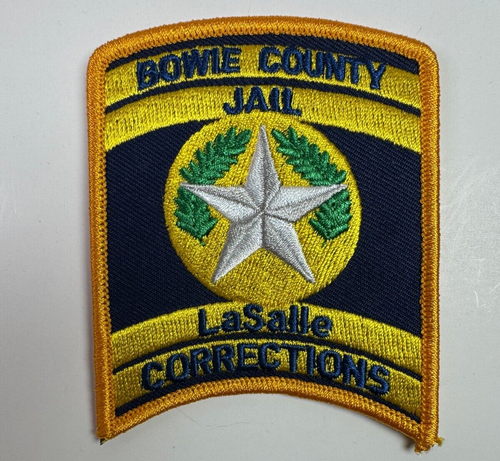Bowie County Jail Lasalle Corrections Texas TX DOC Jail Prison Patch S3 ...