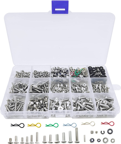 710Pcs Universal RC Screw Kit 304 Stainless Steel Screws Assortment Set ...