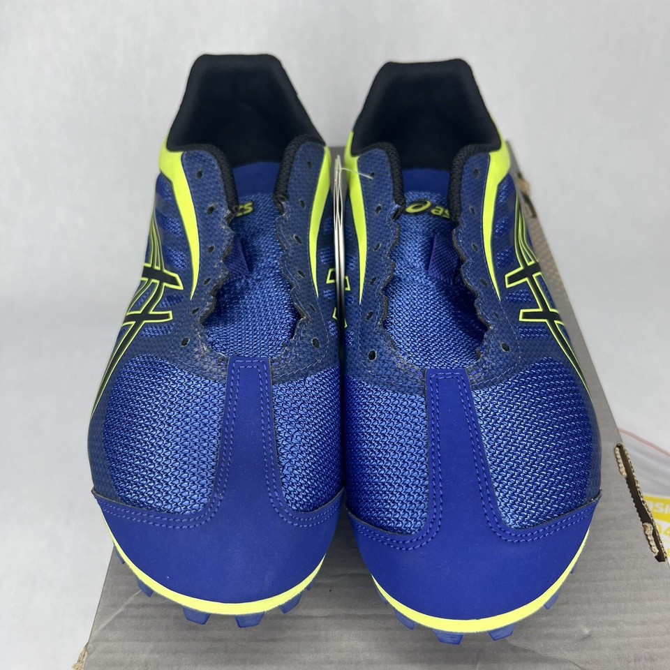 ASICS MENS HYPER LD TRACK & FIELD SPIKES BLUE/YELLOW G404Y MEN'S SZ 9 ...