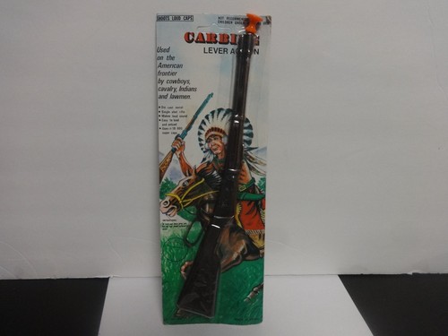 Wild West Toy Rifle Carbine Lever Action Cap Gun - MIP | eBay