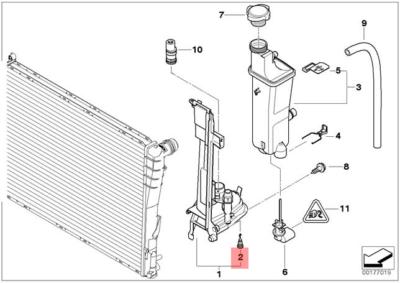 Genuine Radiator Screw Plug BMW X3 X5 Z4 Coupe Roadster E46 E53 E83 ...