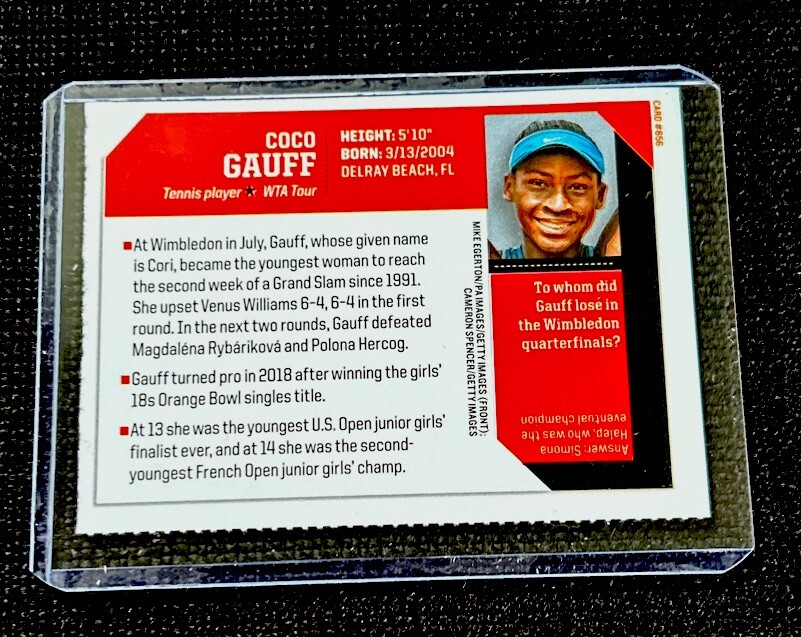 COCO GAUFF ROOKIE Sports Illustrated Si for Kids WTA USA Tennis STAR ...
