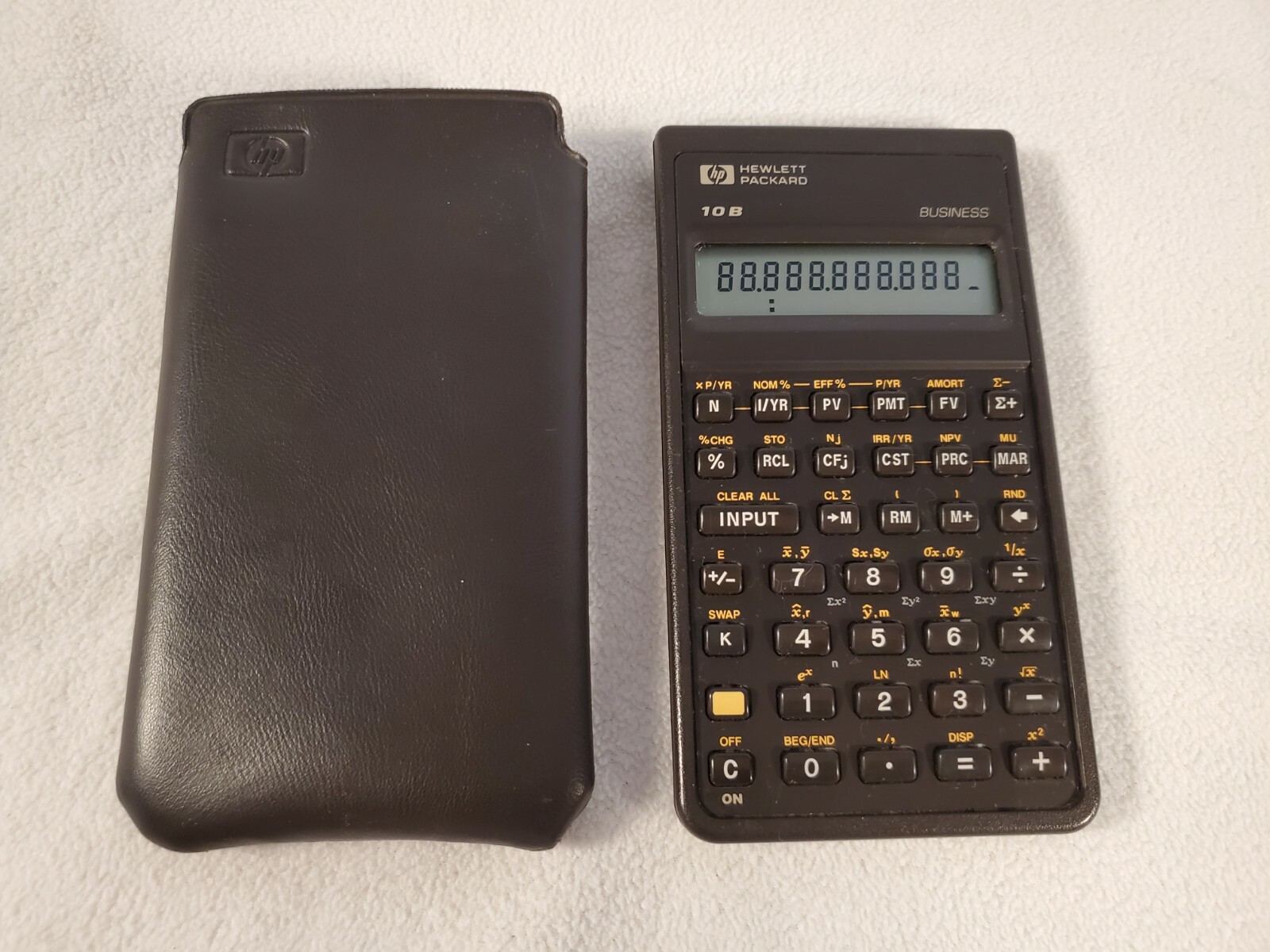 Hewlett Packard 10B Business Scientific Calculator & HP Case ...