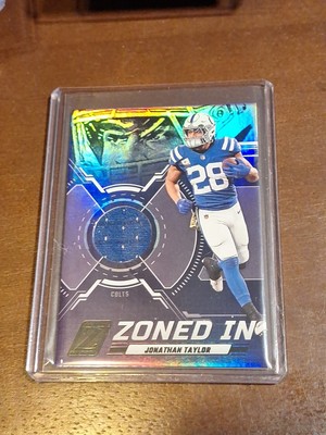 2023 Panini Zenith - Jonathan Taylor - Zoned In Patch - #ZI-JTR - Colts ...