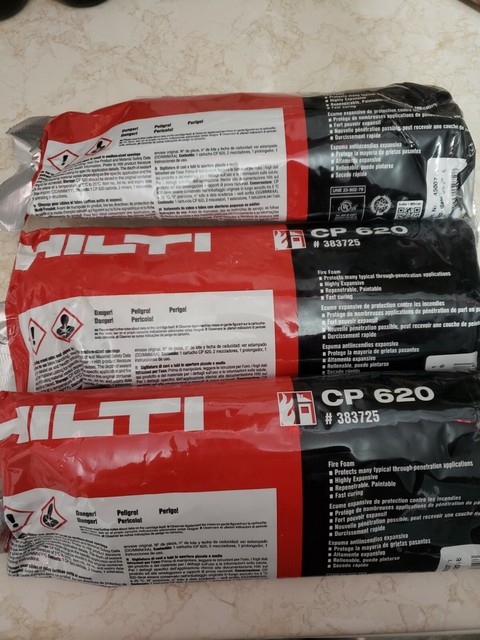 Hilti CP 620 Fire Foam 338725 Exp 04/2019 for sale online | eBay