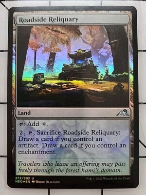 MTG 1x Roadside Reliquary Kamigawa: Neon Dynasty FOIL | eBay