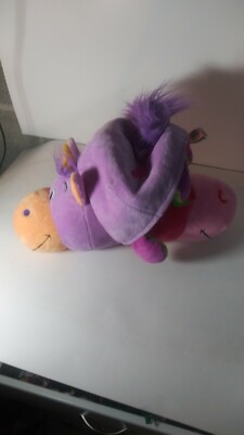 FlipZees The 18 inch FlipaZoo Transforming Plush Daphne Dragon Thea ...