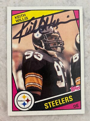 Keith Willis signed PITTSBURGH STEELERS card 1984 Topps | eBay