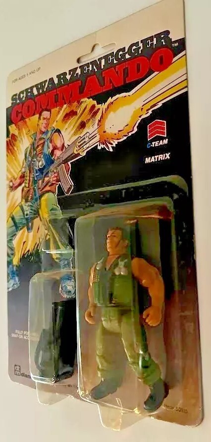 1985 Diamond Toymakers Arnold Schwarzenegger COMMANDO Blaster "RARE" MOC! | eBay