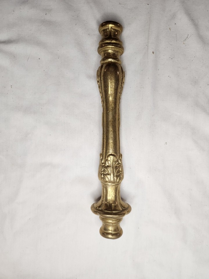 Vintage 10" Brass Ornate Filigree Flower Floor Lamp Pole Insert ...